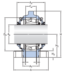 SONL218-518 split plummer block housing - Buy SONL218-518 split plummer ...